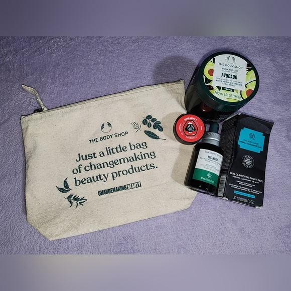 The Body Shop | Skincare | The Body Shop Beauty Kit With A Pouch | Poshmark